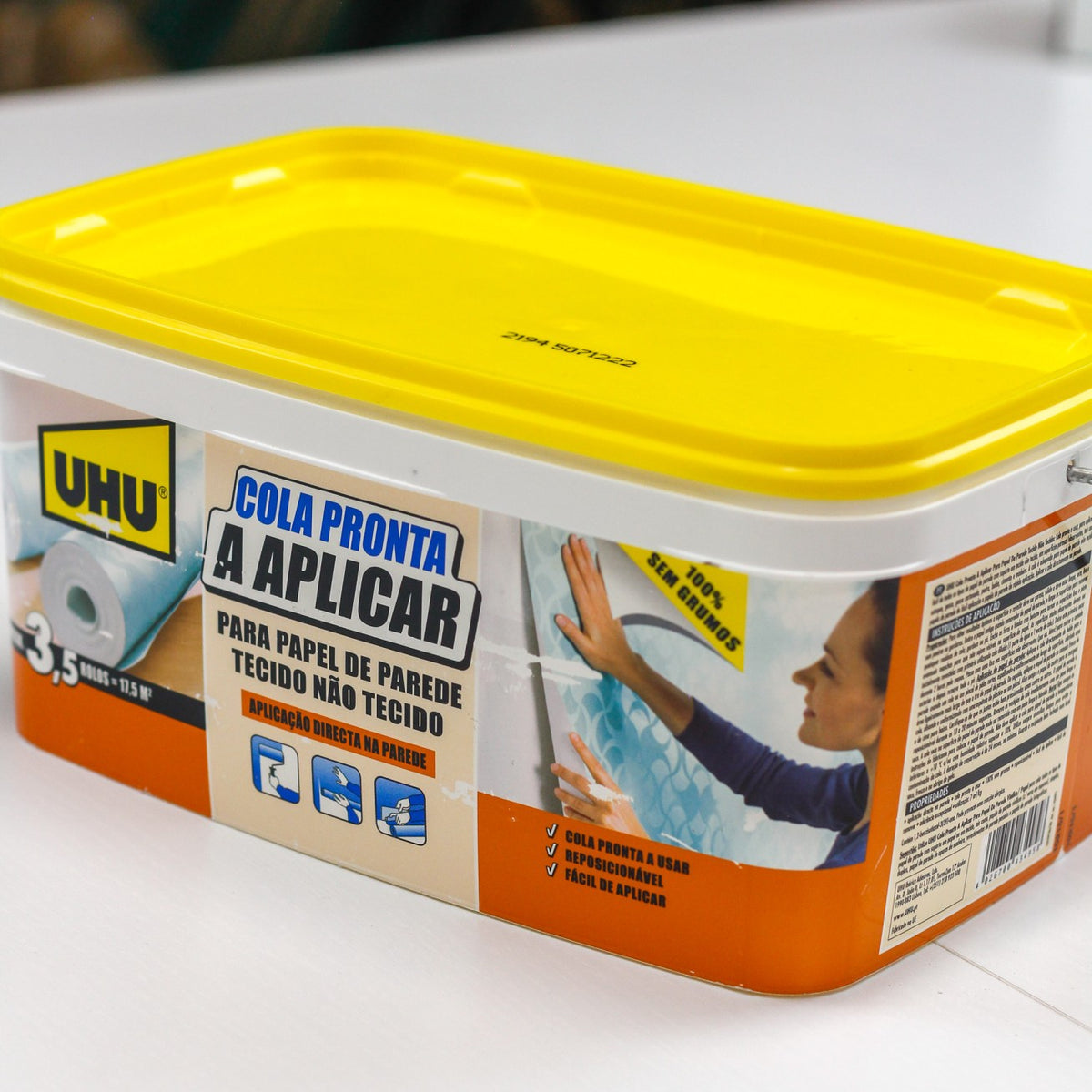 Cola de papel de parede líquida UHU de 2,5kg – Kiause